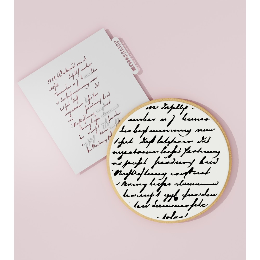 Handwriting Texτ Stencil 101