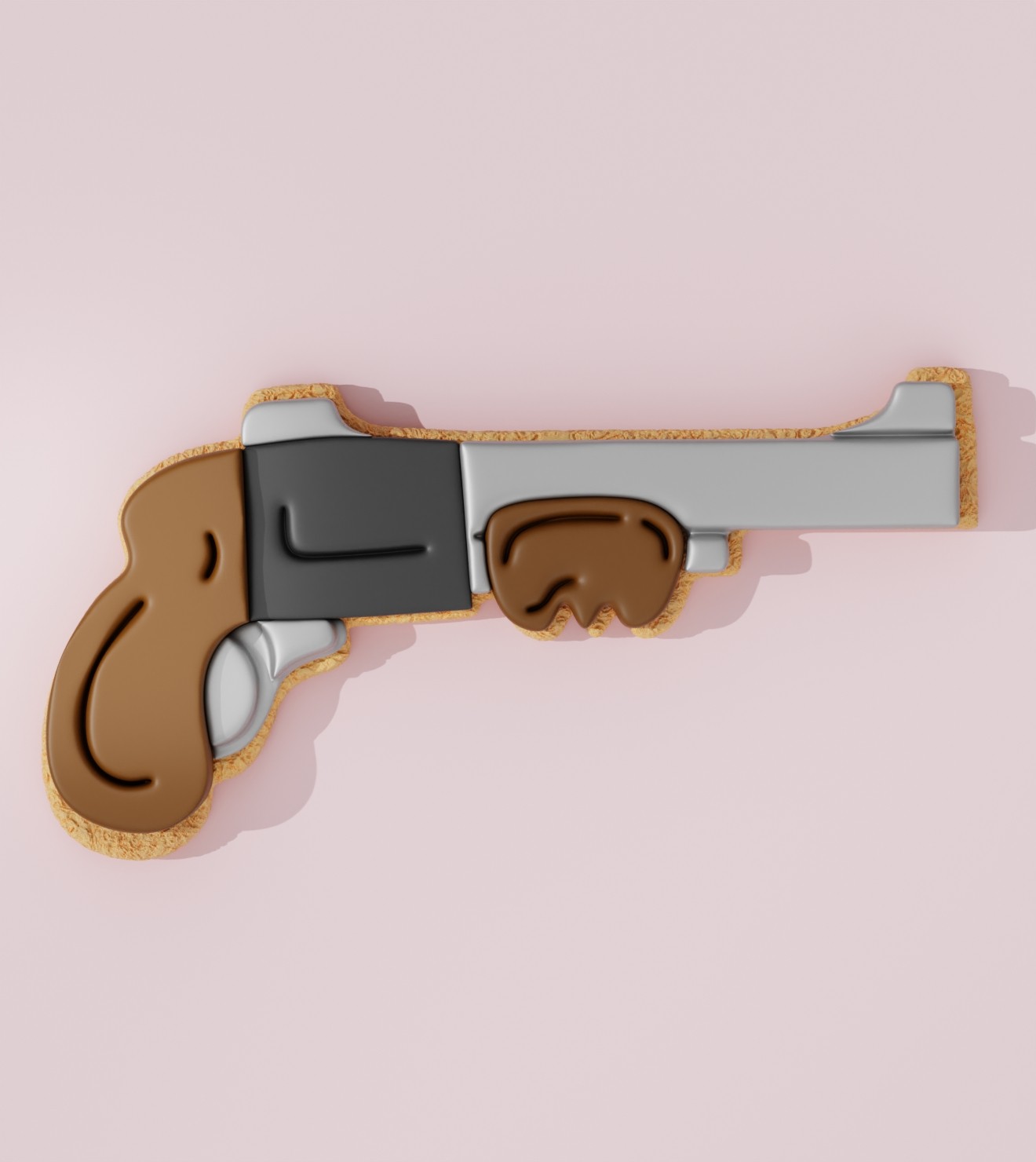 Hunting Gun Cookie Cutter