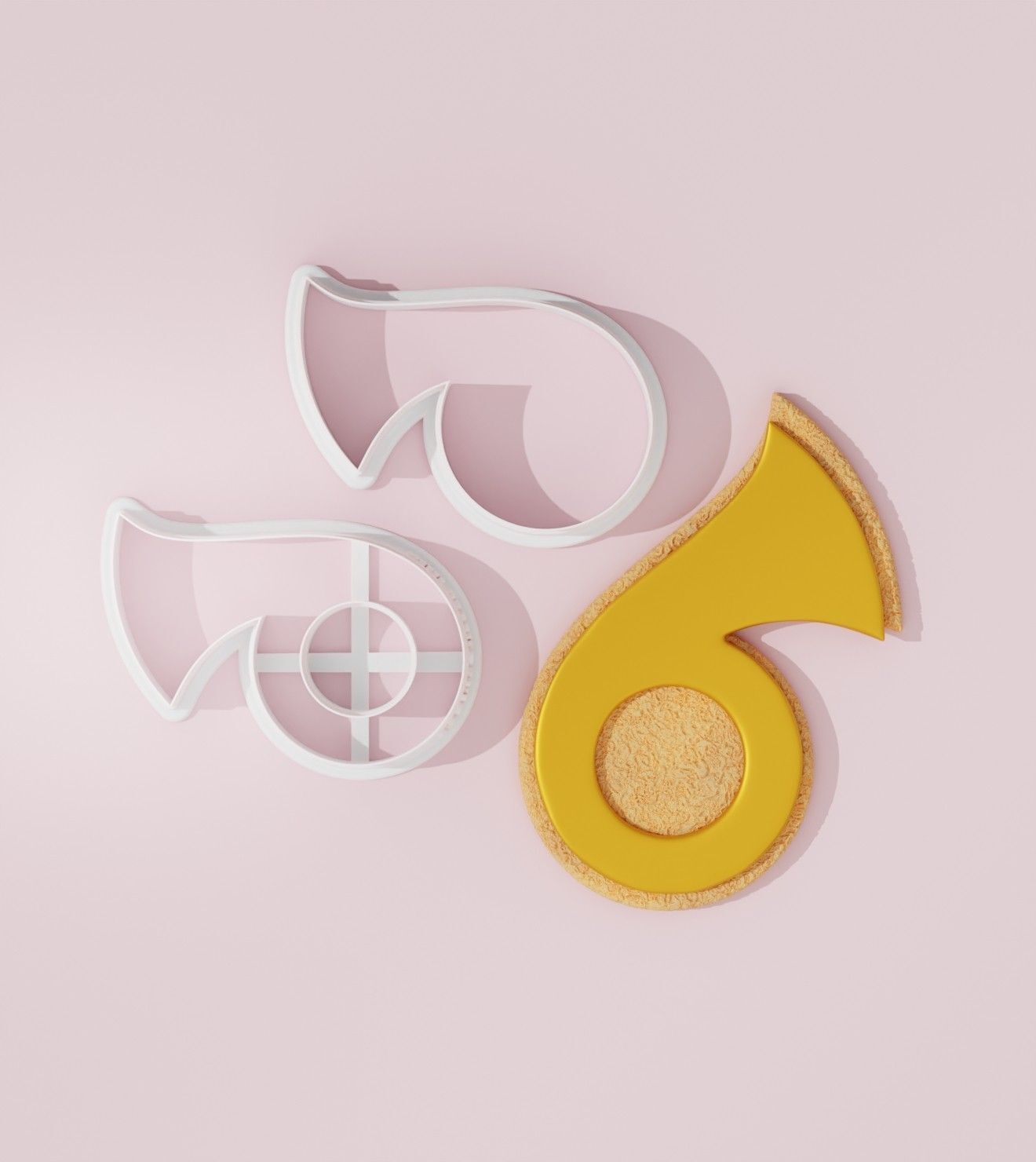 Nutcracker Themed Cookie Cutter - Trumpet