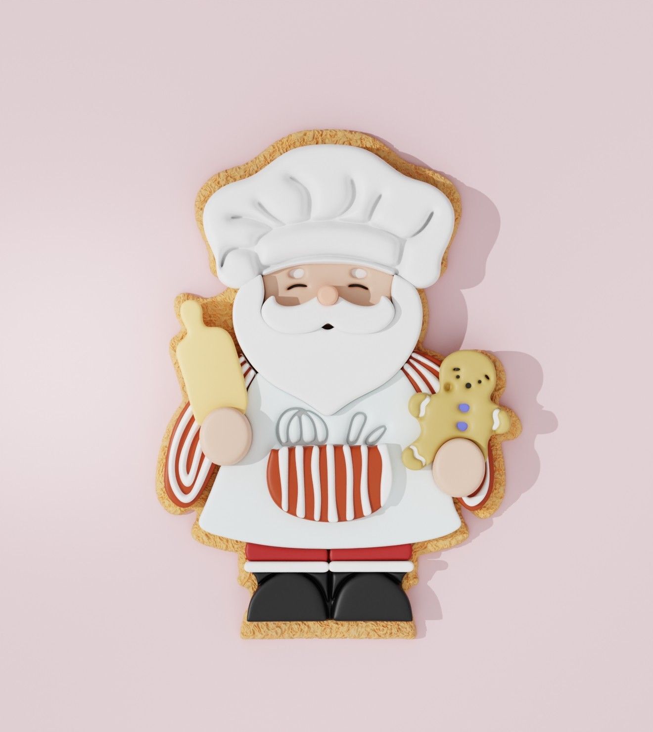 Santa Claus Cookie Cutter 706