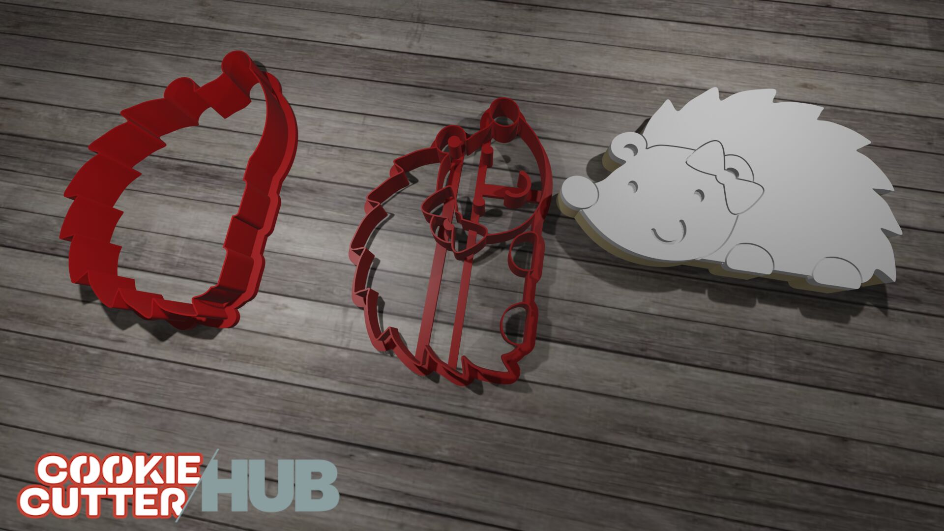 Hedgehog Cookie Cutter Stamp