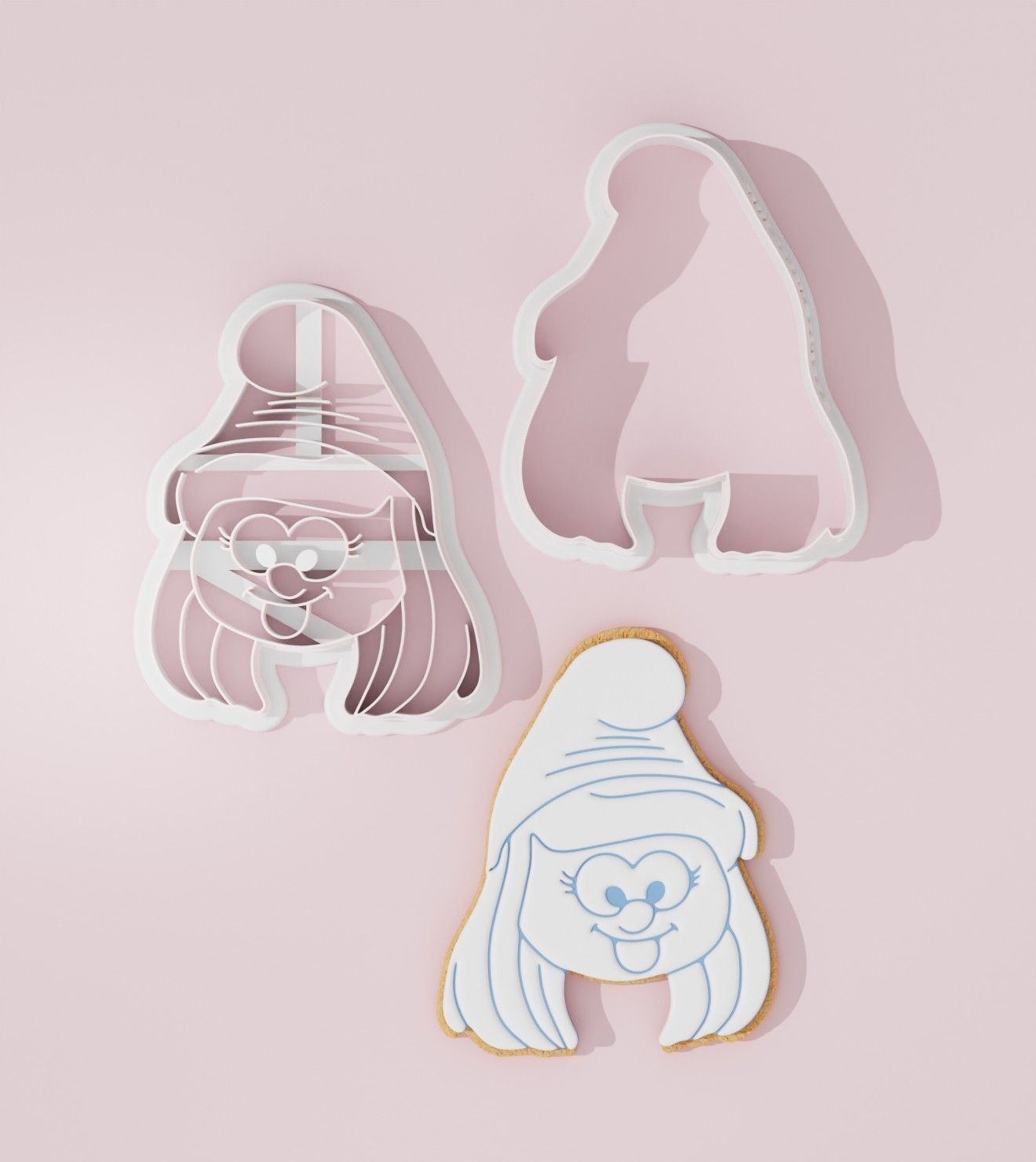 Smurfs Cookie Cutter Stamp 102