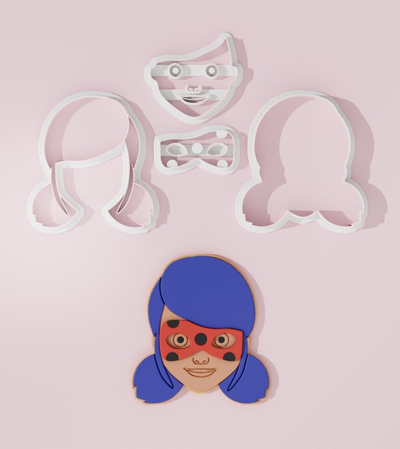 Ladybug Cookie Cutter Cartoon